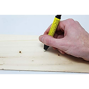 K Tool International 70550 Automotive Glass Fiber Sanding Pen with Extra Sanding Point for Garages, Repair Shops, and DIY, 20,000 + Fibers per Tip, Portable, Black