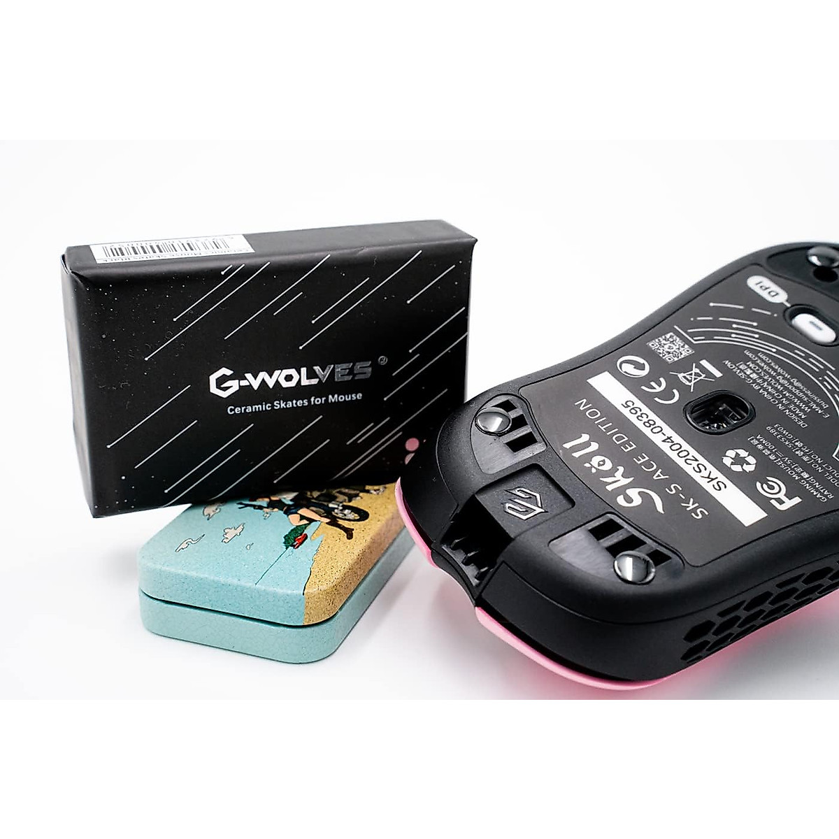 G-Wolves Gaming Mouse (Ceramic Skates)