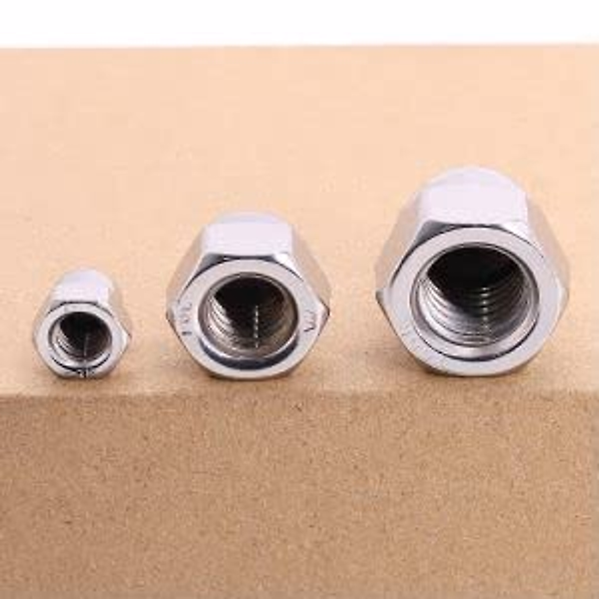 M4-0.7 (100 Pcs) Acorn Cap Nut, 304 Stainless Steel 18/8, Hex Drive, Hex Dome Head Cap Nut, DIN1587