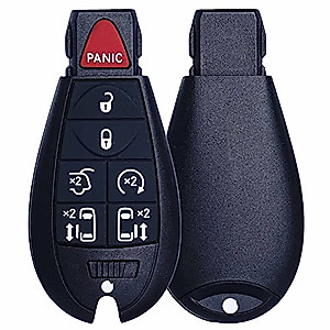 Key Fob Replacement Compatible for Chrysler Town and Country Dodge Grand Caravan 2008 2009 2010 2011 2012 2013 2014 2015 2016 2017 2018 2019 2020 Car Keyless Entry Remote Control M3N5WY783X IYZ-C01C