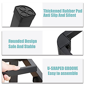 Yitong Angel California King Bed Frame with Round Corner Edge Legs, 14 Inch Tall 3500 lbs Heavy Duty Metal Platform Bed Frame California King Size, No Box Spring Needed/Noise Free/Non-Slip