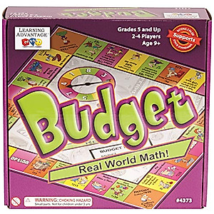 Learning ADVANTAGE-4373 Budget - Budgeting Game for Kids - Teach Money, Math and Critical Thinking