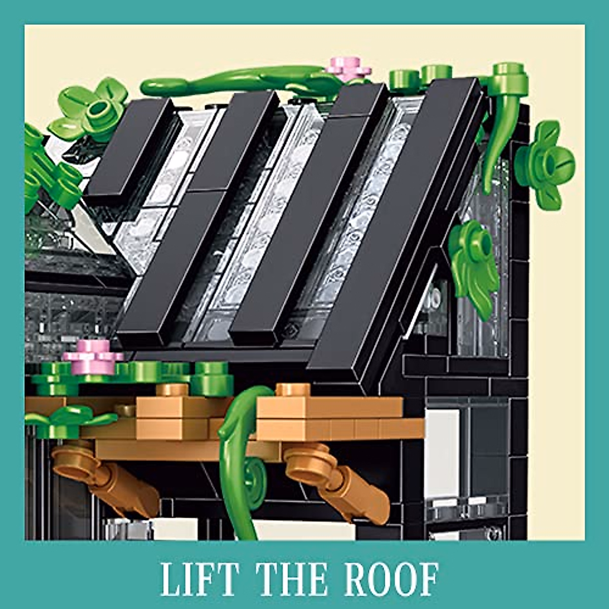 Mesiondy Flower House Building Set, Compatible with Lego Flower Friends House, Create a Warm and Beautiful Environment, Gift for Girls 6-12(567 Pcs)