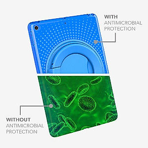 Tech21 Evo Play2 with Pencil Holder for iPad 7th/8th/9th Gen - Protective iPad Case with Impact Protection Blue