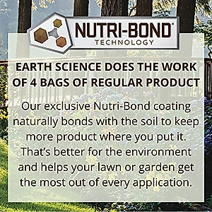 Earth Science – Fast Acting Sulfur with Nutri-Bond Run Off Reduction Technology – Fertilizer Enhancer – Lower pH of Soil 2.5 lb