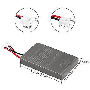 OSTENT 1000mAh 3.65V 3.7Wh Rechargeable Li-ion Battery Pack Replacement for Sony PS4 Original/Pro/Slim Wireless Bluetooth Dual Shock Controller CUH-ZCT1 CUH-ZCT2