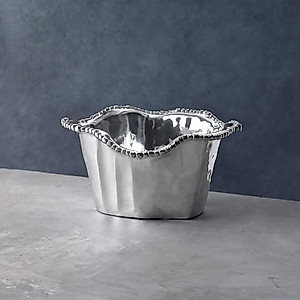 Beatriz Ball Organic Pearl Ice Bucket, Metallic