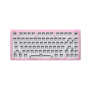 EPOMAKER ACR75 Kit 75% 81-Key Arcylic Gasket Mount Mechanical Keyboard Kit for Windows/Mac/Linus (Pink)