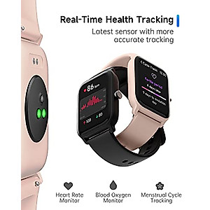 TOOBUR Smart Watch for Women Alexa Built-in, 1.8" IP68 Waterproof Fitness Tracker with Heart Rate/Blood Oxygen/Sleep Tracker/100+ Sport Modes/Answer & Make Calls, Fitness Watch Android iOS Compatible