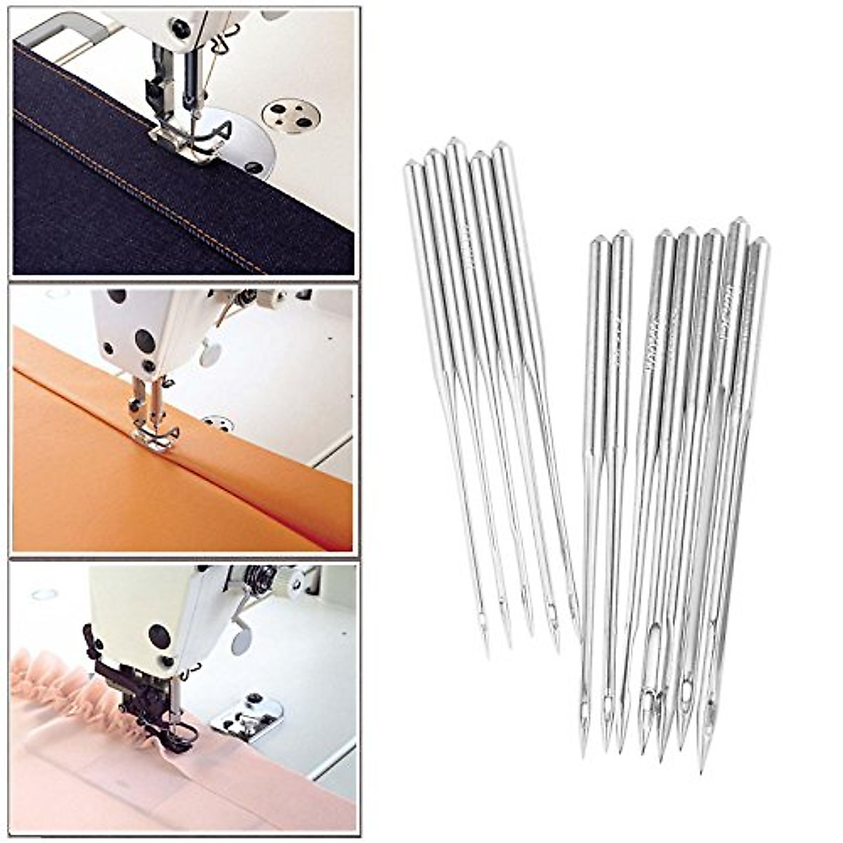 10Pcs DB*1 Industrial Sewing Machine Needles for JUKI DDL-555 Singer Brother,Size:22/140