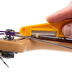 MusicNomad MN673 5 pc. Diamond Coated Bass Nut Slotting File Set, with Storage Case