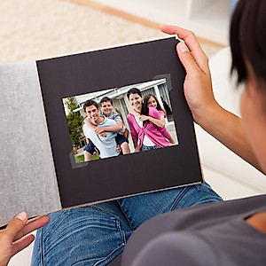 Aneco Transparent Photo Corners Clear Picture Mounting Corner Stickers for DIY Album, Scrapbook, Journal, 500 Pieces/Pack