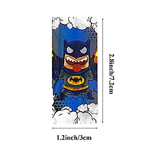 Pre Cut 18650 Battery Wraps Films Cover Cartoon Series Protective Sleeve Heat Shrink Wraps Tubing Tube Film for 18650 Rechargeable Batteries, 8 Styles (24PCS)