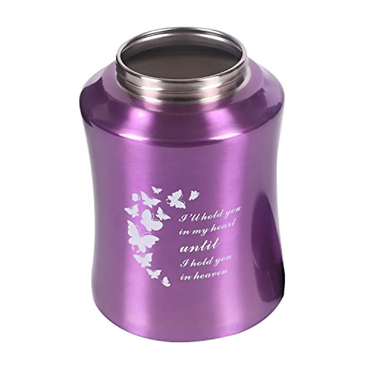 Up to 160 lbs Urns for Ashes Adult Female - Butterfly Decorative Urns Adult for Funeral - Cremation Urns for Ashes Women - Burial Urns for Human Ashes Female Mom (Purple Butterfly, 160 Cubic inches)