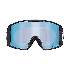 Oakley Line Miner Snow Goggle (Matte Black Frame/Prizm Sapphire Iridium Lens) with Large Goggle Soft Case