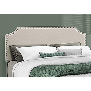 Monarch Specialties Bed Frames, Queen, Beige