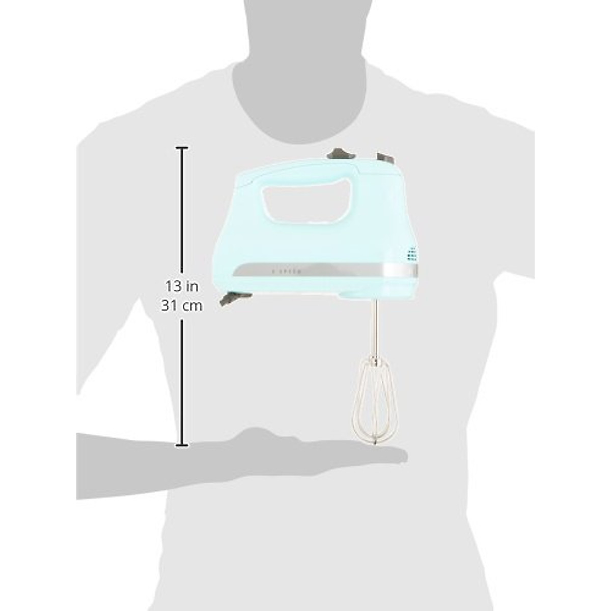 KitchenAid KHM512IC 5-Speed Ultra Power Hand Mixer, Ice Blue