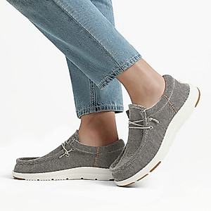 Bruno Marc Men's Arch Support Casual Slip-on Shoes Loafers for Men Non Slip Comfortable Boat Shoes, Khaki, Size 12, SBLS2302M