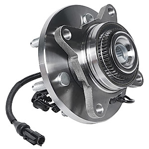 Detroit Axle - 4WD Front Wheel Bearing Hub for 2009 2010 Ford F-150 [w/ 6-Lug] Wheel Bearing and Hub Assembly Replacement
