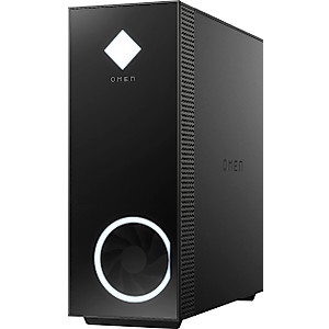 Latest HP OMEN 30L Gaming Desktop | AMD Ryzen 5 5600G 6-Core | AMD Radeon RX 6600 XT 8GB | 16GB DDR4 1TB SSD 2TB HDD | WiFi | BT | USB-C | Tempered Glass Side Panel | Win11 Pro
