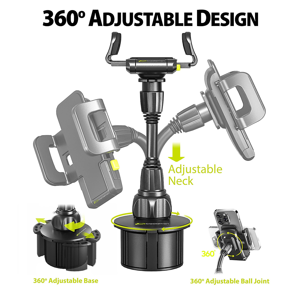 Bracketron TripGrip Cell Phone Mount for Car Air AC Vent