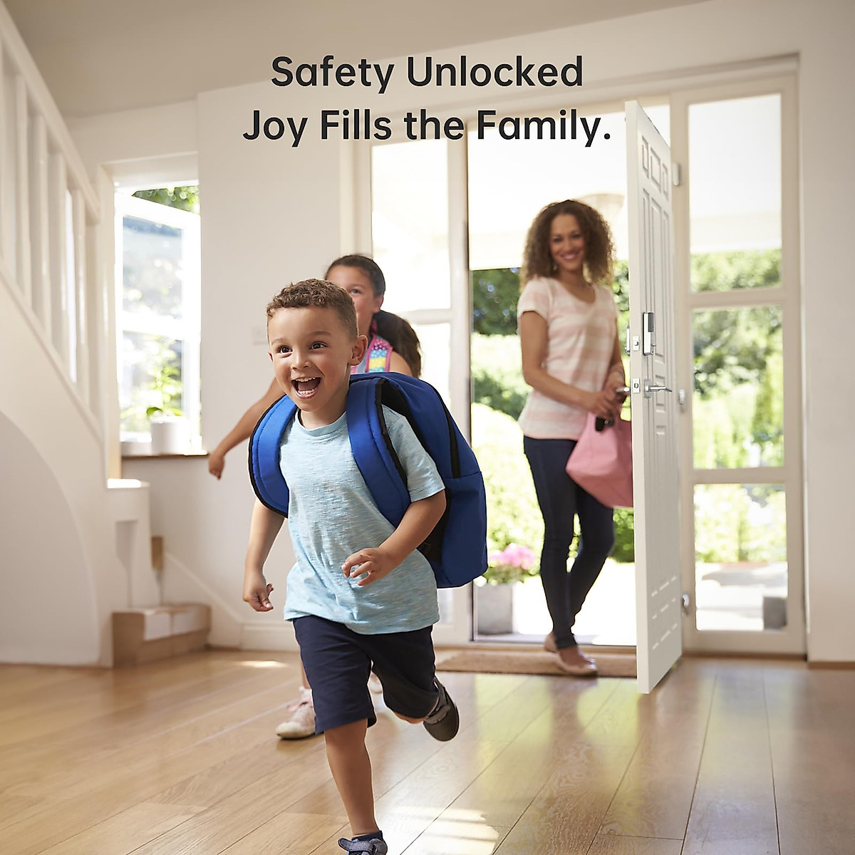 WiFi Smart Lock,SMONET Electronic Digital Bluetooth Smart Deadbolt,Keyless Entry Door Lock with Keypads,Gateway Hub Included, Remotely Control,Work with Alexa,Code for Home Front Door,Silver