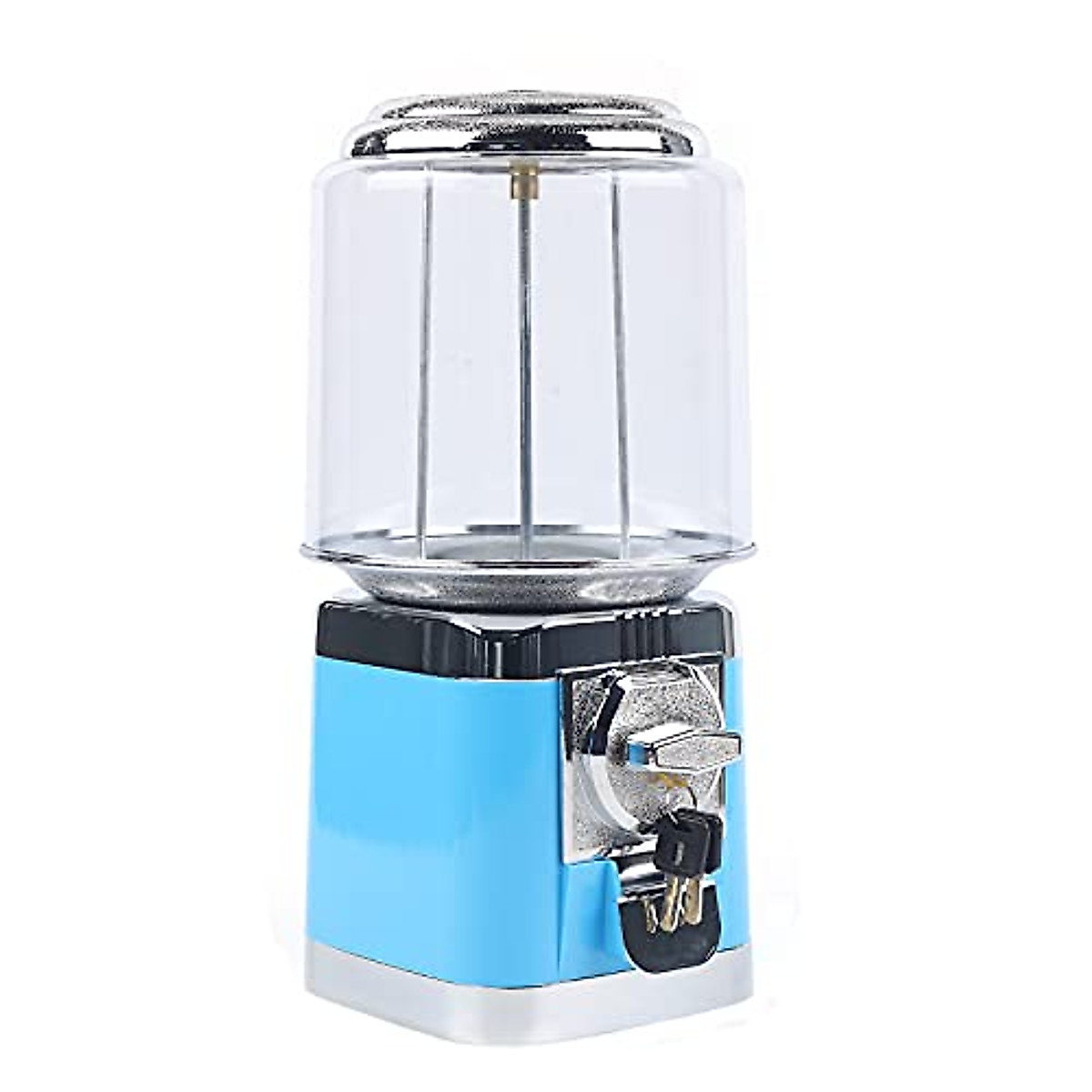 Vending Machine Supply Automatic Candy Gumball Dispenser Machine Kids Mini Toy Vending Machines for Household Commercial Shopping Mall Blue