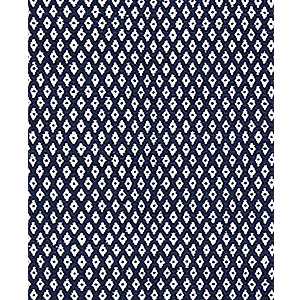 SAFAVIEH Boston Collection 2'6" x 4' Navy BOS685D Handmade Flatweave Cotton Accent Rug