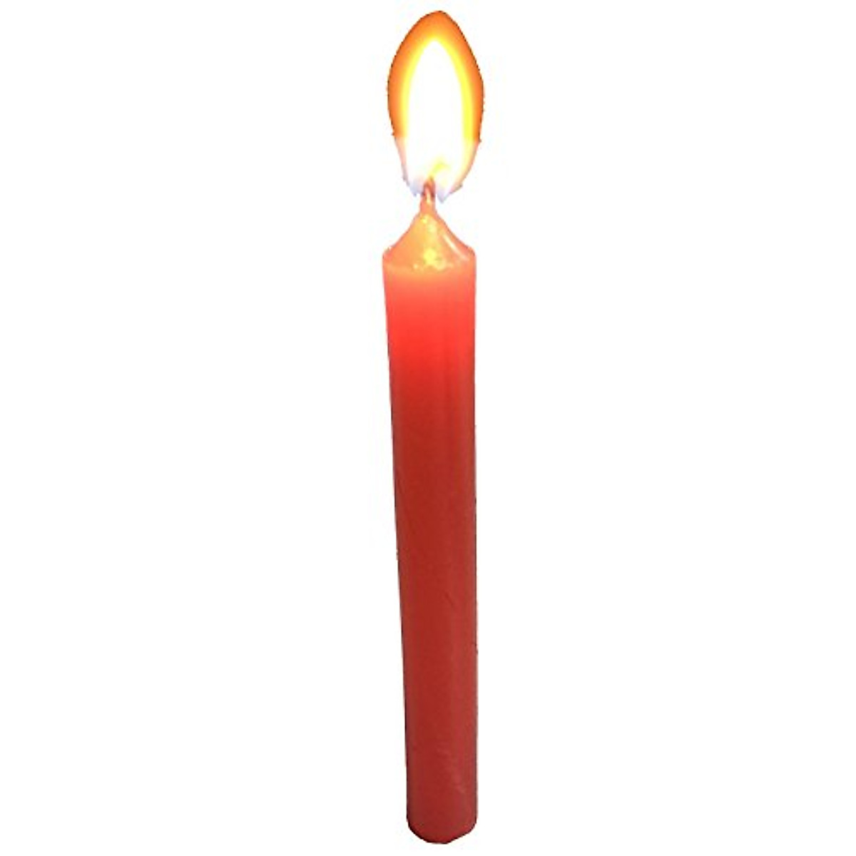 Vrinda® 4" Mini Chime Ritual Spell Unscented Taper Candles - Set of 20 (Red)
