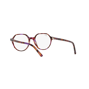 Ray-Ban RX5395 Thalia Square Prescription Eyewear Frames, Brown Violet Havana/Demo Lens, 49 mm