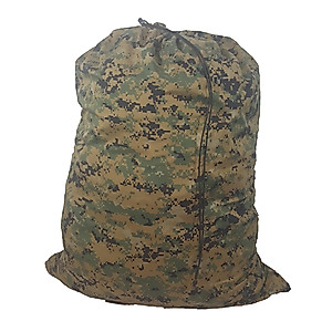 Heavy Duty 30x40 Nylon Camo Laundry Bag - Made In The USA