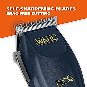 Wahl Deluxe Pro Series Cordless Lithium Ion Clipper Kit for Dog Grooming at Home with Heavy Duty Motor, Self-Sharpening Blades, and 2 Hour Run Time – Model 9591-2100