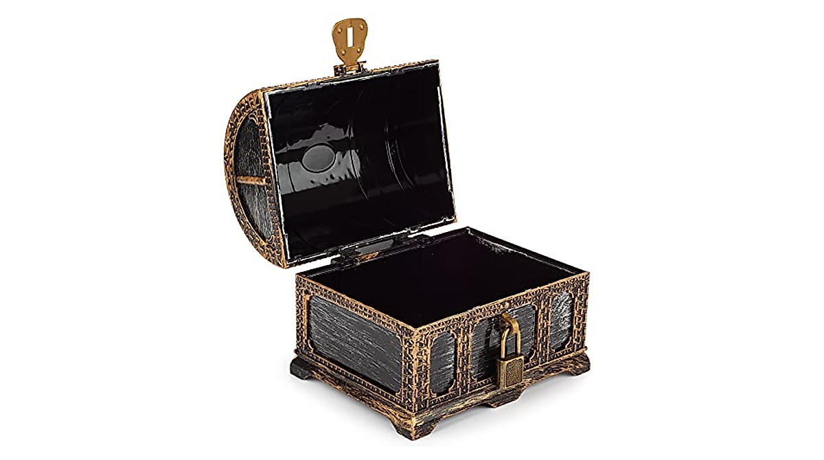 Kids Pirate Treasure Chest - Fun Role Play & Storage Box