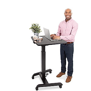 Stand Steady Multifunctional Mobile Podium (Black)