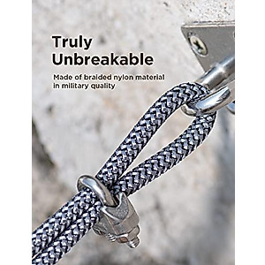 AINOPE [2M/6.6FT] USB C Extension Cable [USB 3.2/10Gbps] Sync Transfer USB C Extender Nylon Braided 100W/5A Fast Charging Compatible with USB C Hub/Dell XPS/MacBook/iPad Pro/Magsafe Charger(Gray)