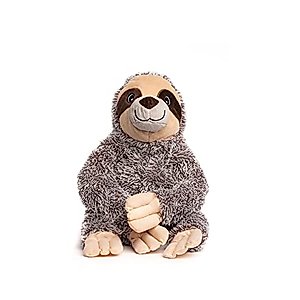 fabdog Fluffies Dog Toys - Squeaky Plush Dog Toy for All Breeds - Cute Animal-Themed Puppy Toys Make for Ideal Gift - Fun Nylon Dog Toys with Squeak| Large Sloth