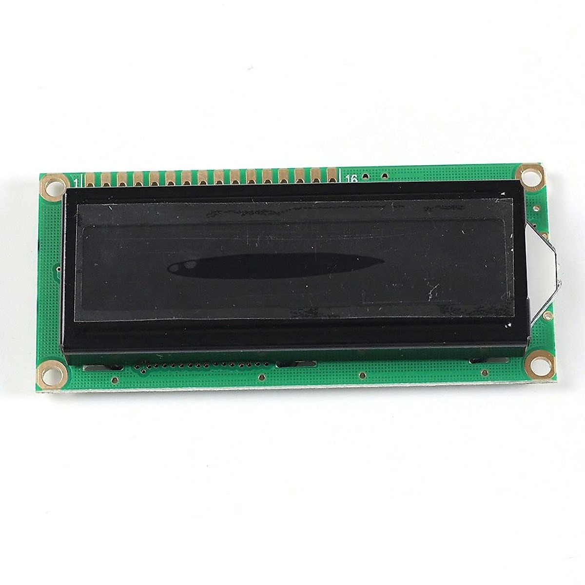 LCD1602A 16x2 White Screen Character Dot Matrix 1602 Blacklight LCD Display Module Black Background Parallel Port