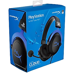 PlayStation 4 Slim 1TB Console + HyperX Cloud Licensed Gaming Noise Cancelling Headset Headphones + 3 Games (God of War, The Last of US, Horizon Zero Dawn) Bundle