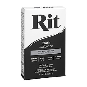 Rit Dye Powdered Fabric Dye, Black
