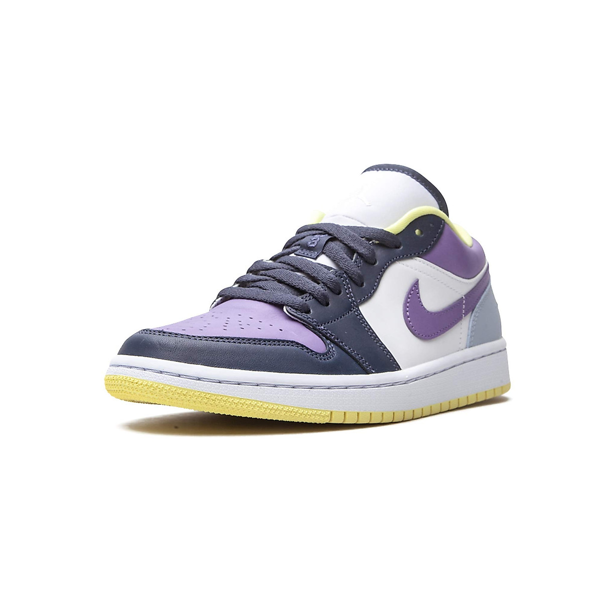 Jordan Womens WMNS Air 1 Low SE DJ4342 400 Mismatched Purple/Magenta - Size 5W