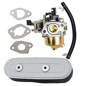HIFROM Carburetor carb Replace Replacement for Honda GXV120 GXV140 GXV160 HR194 Lawn Mower 16100-ZE6-W01 with Air Filter Replacement for GXV160 HR216 HRU216 17211-ZE7-W03