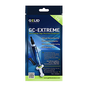 Gelid Solutions GC-Extreme 3.5g with Tooling - Thermal Conductive Paste for Heatsink | Maximum Thermal Conductivity | Easy Application | Not Corrosive.