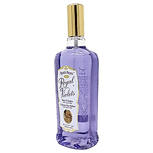 Royal Violets Baby Cologne with Aloe Vera for Baby Sensitive Skin, Relaxing Aroma, 7.6 Fl Oz, bottle