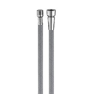 Bainser Pull Out Faucet Hose Replacement, M15 x G1/2 x 150cm, Pull Down Faucet Sprayer Hose, Anti-entanglement, Nylon Gray - Non Universal