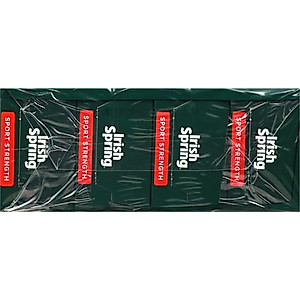 Irish Spring Antibacterial Bar Soap, Body and Hand Soap Bar Washes Away Bacteria, 3.7 Ounce, 8 Bars