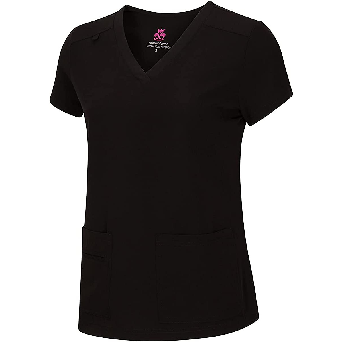 M&M SCRUBS Women's Breathable Cool Stretch Fabric Scrub Top and cargo Pant Set