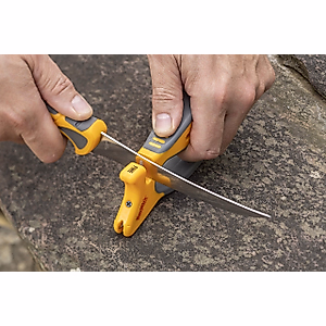 Smith’s 51061 6” Boning Fillet Knife - 400 Series Stainless Steel Blade - Non-Slip Soft Grip Handle - Protective Sheath - Curved Fillet Knife - Deboning & Game Processing - Fishing & Hunting Knife