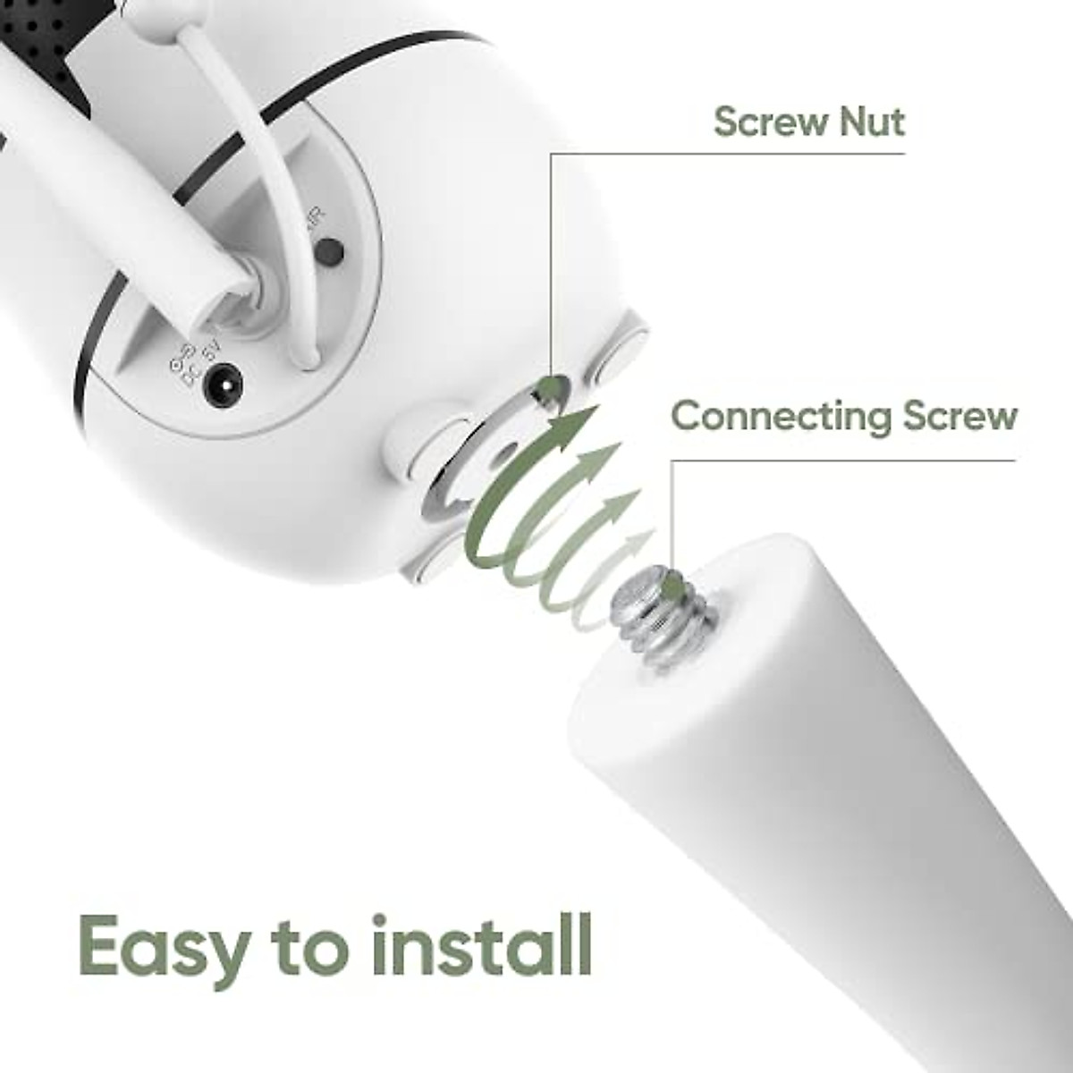 bonoch Baby Monitor Mount Baby Monitor BBM01/ BBM03/ BBM05/ BBM04, Crib Mount Camera Holder Wall Mount Flexible Mount Versatile Twist Mount Without Wall Damage, Baby Camera Stand for Crib Nursery