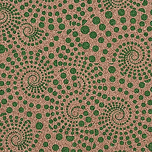 Cork Fabric Faux Leather Sheets LOOGOOL 5PCS A4 Sheet 8x12 inch Spin Spiral Printed Fabric for Bags Earrings DIY Craft Decoration