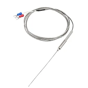 uxcell K Type Thermocouple Temperature Sensor Probe 1x100mm(0 to 800C) 5ft Temperature Controller